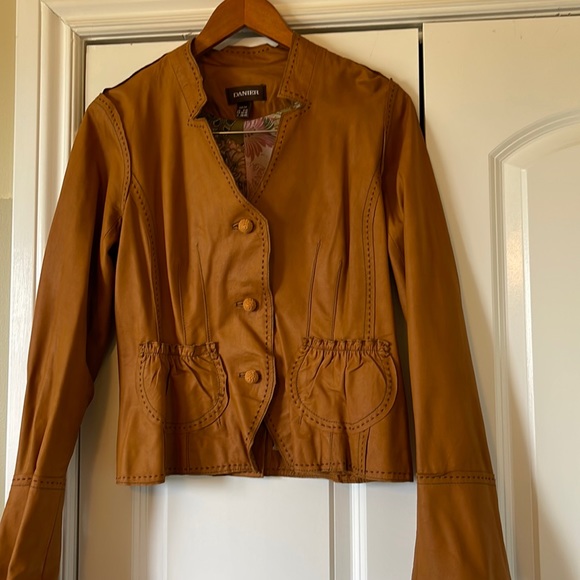 Danier | Jackets & Coats | Danier Brown Soft Leather Jacket | Poshmark
